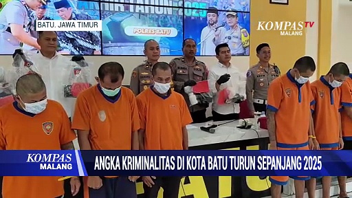 2025 angka kriminalitas di Kota Batu turun, kecelakaan lalu lintas jadi ...