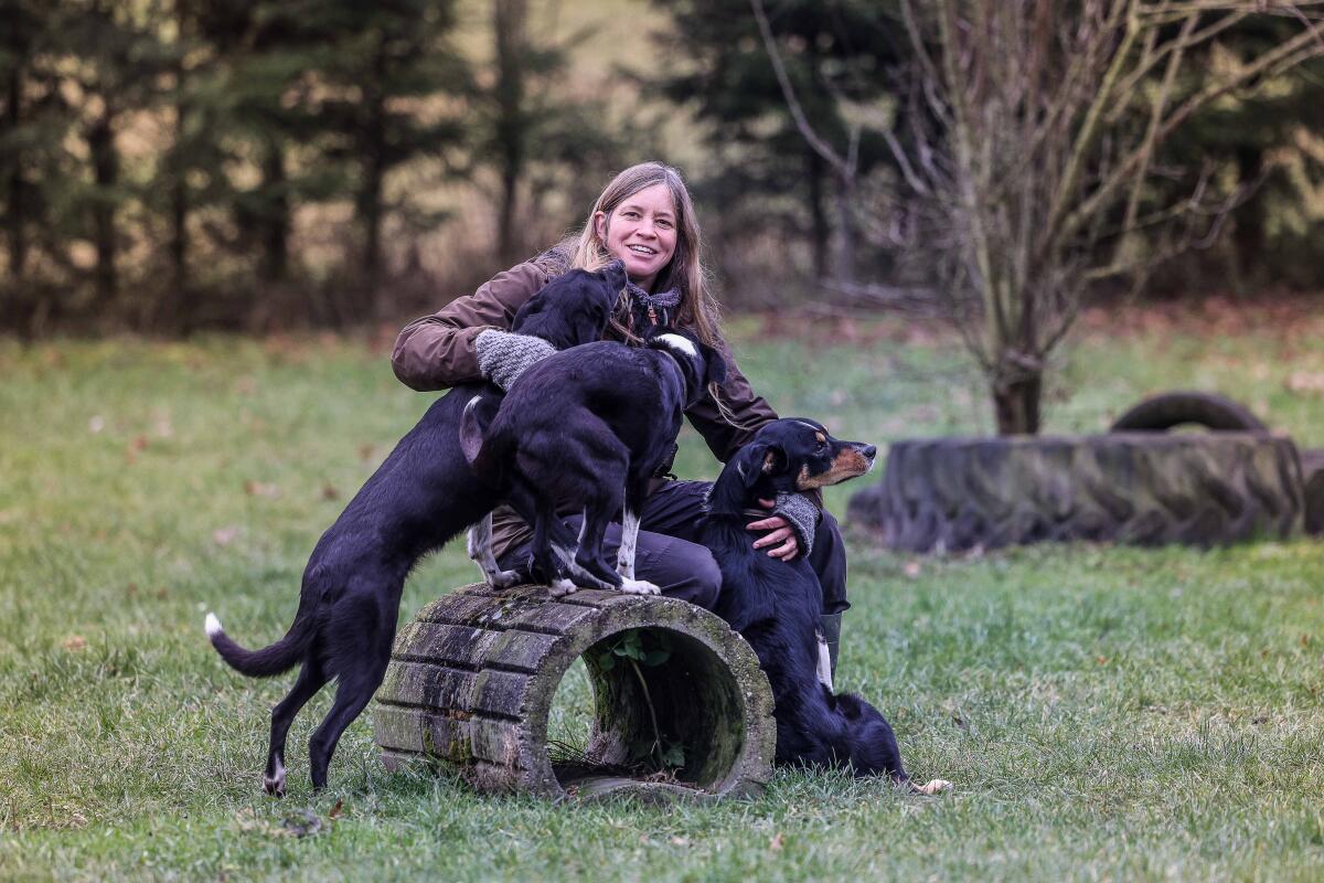 Katharina Straus schafft auf dem Brenzelhof bei Königsbronn einen ...