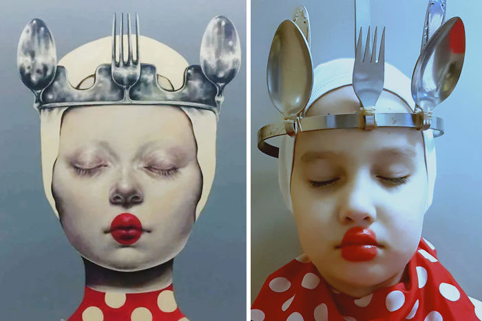 People are recreating famous paintings in this Spanish Facebook group ...