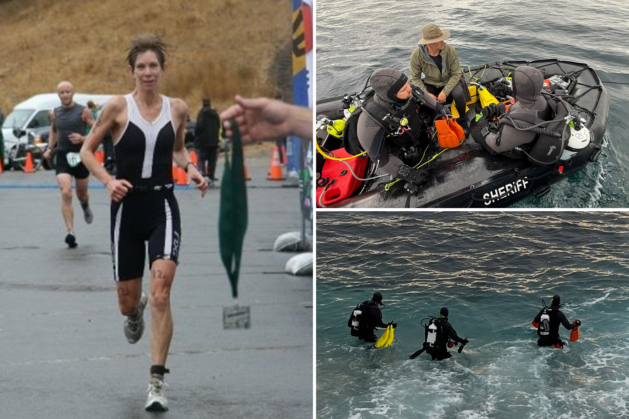 Remains of missing triathlete found in Santa Cruz after shark spotted ...