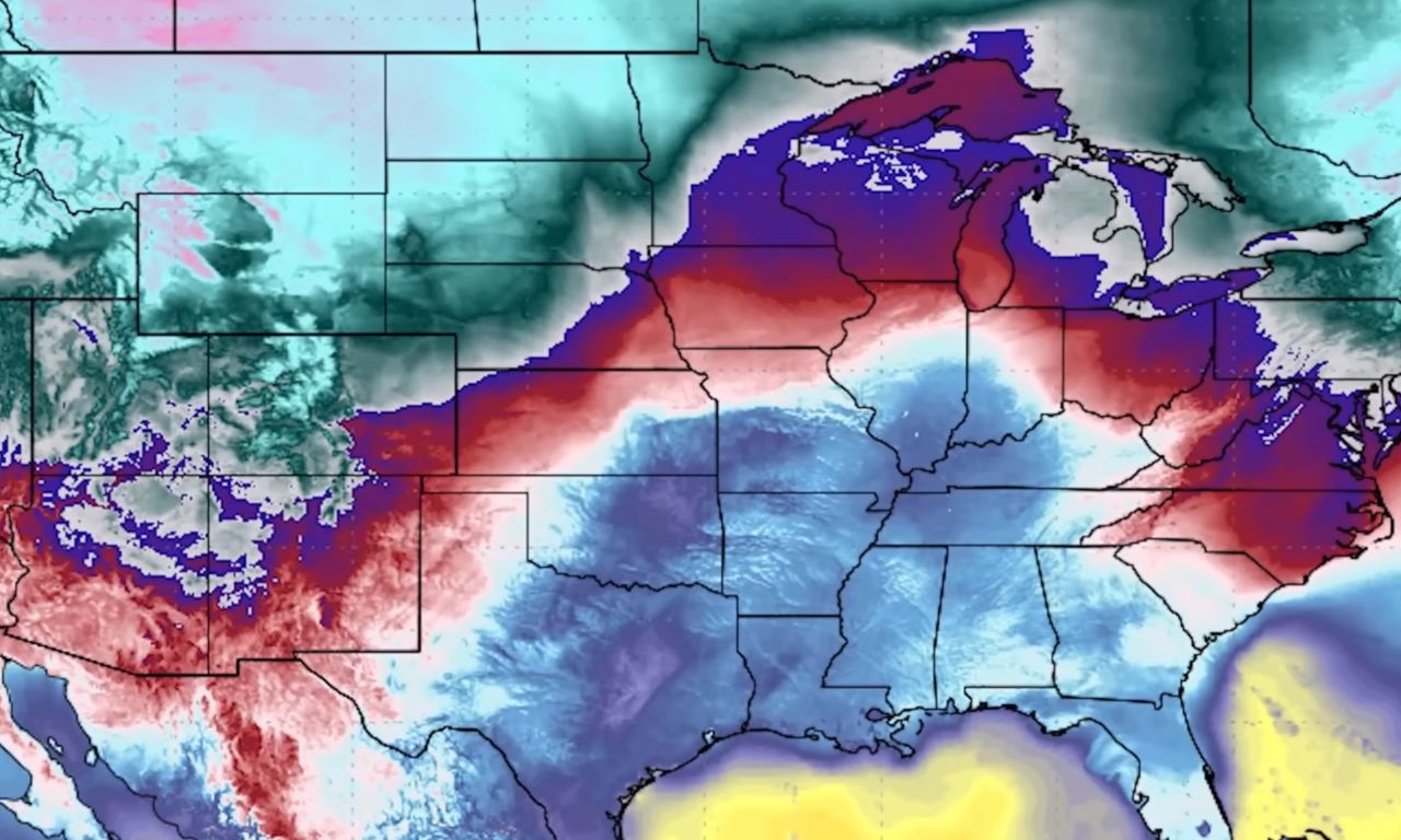Forecasters warn 'bomb cyclone' could bring up to 2 feet of snow and ...