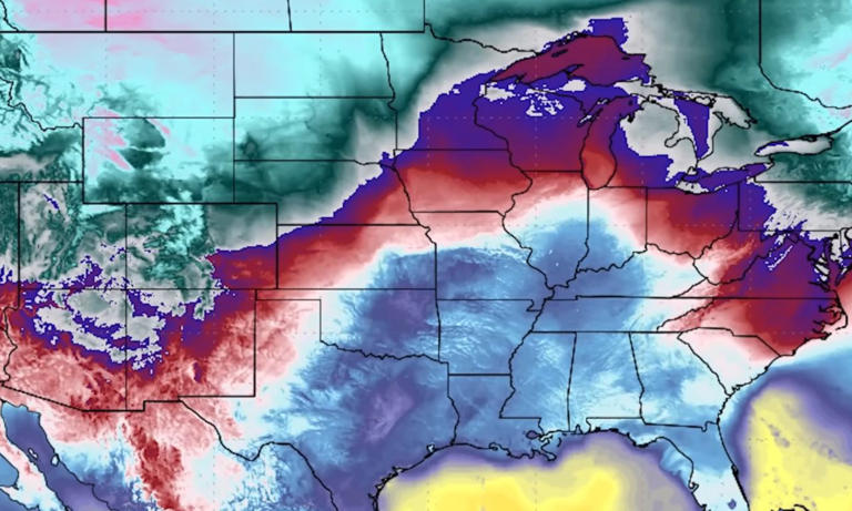 Forecasters warn 'bomb cyclone' could bring up to 2 feet of snow and ...