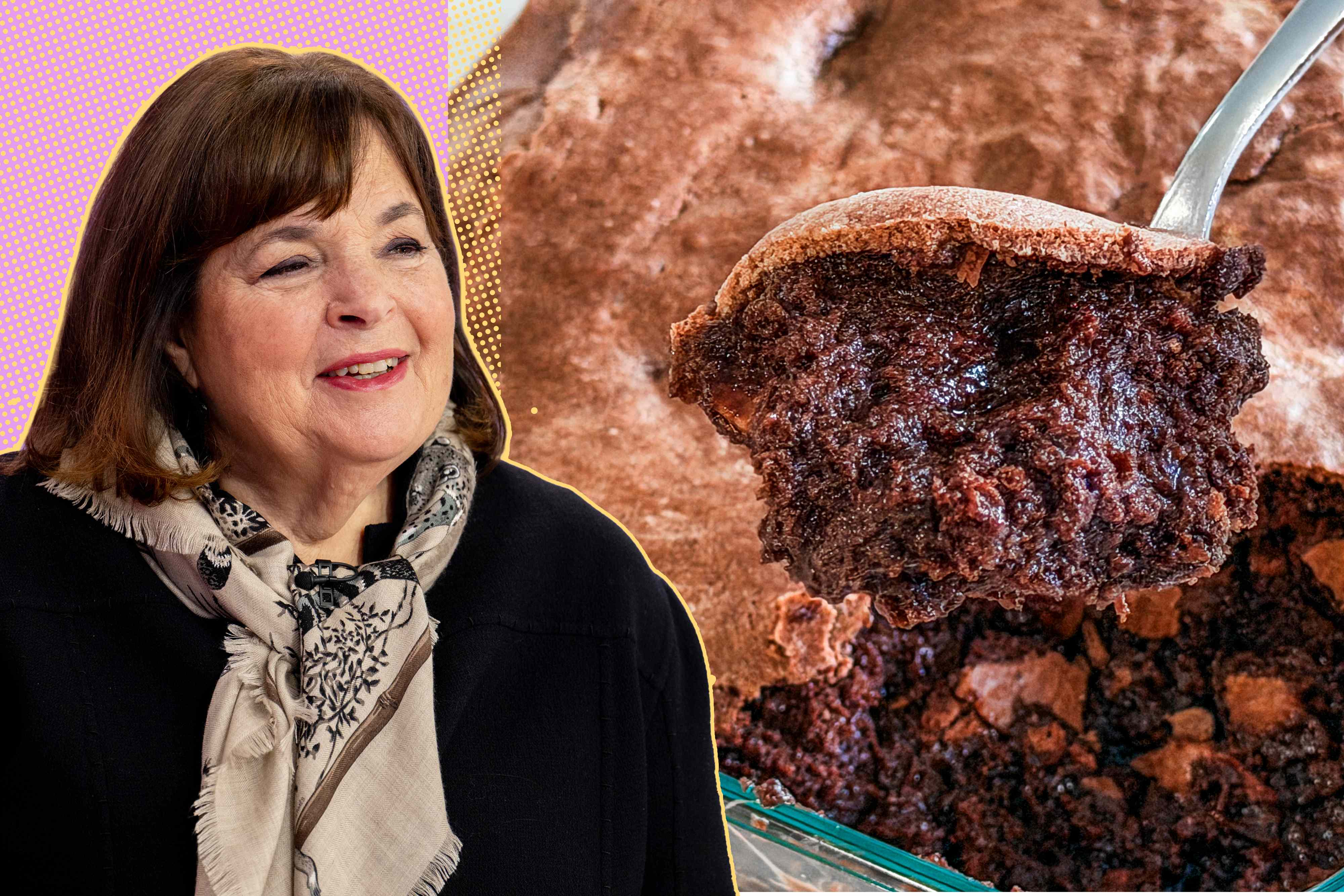 I tried Ina Garten's viral brownie pudding and my family couldn't get ...