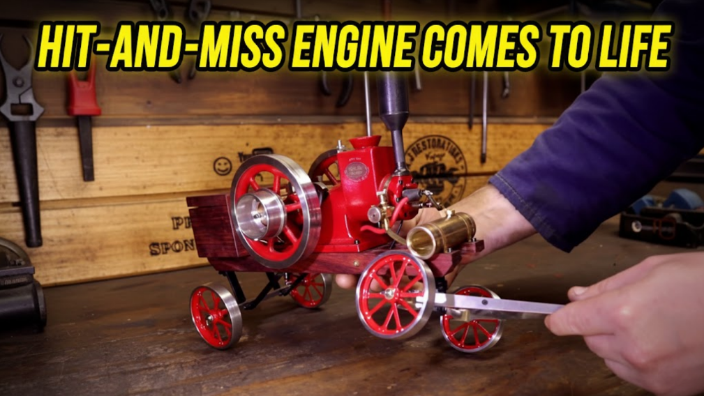 A hit-and-miss engine brought back to life — incredible result