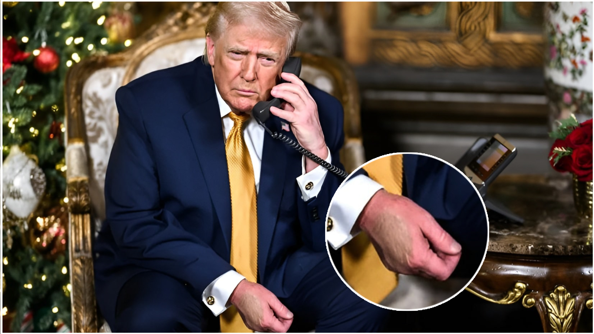 79-year-old Trump slathers on makeup after mysterious bruises spotted ...