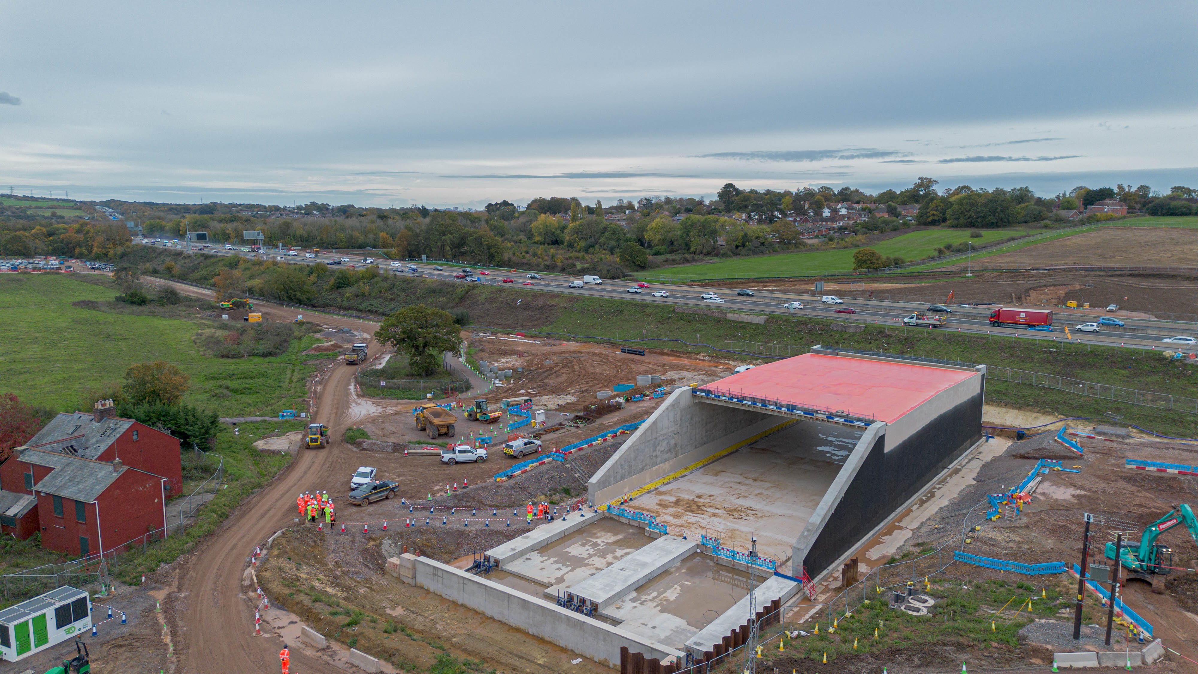 Pictures showing the impressive works to transform Junction 10 of the ...