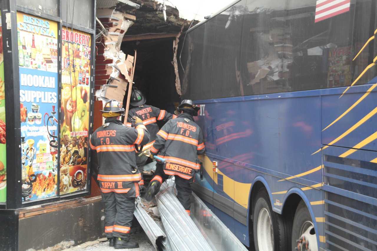 Vacant grocery store partially demolished after MTA bus crash in ...