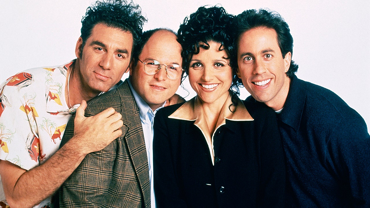 'Seinfeld' trio Jerry Seinfeld, Julia Louis-Dreyfus and Larry David ...