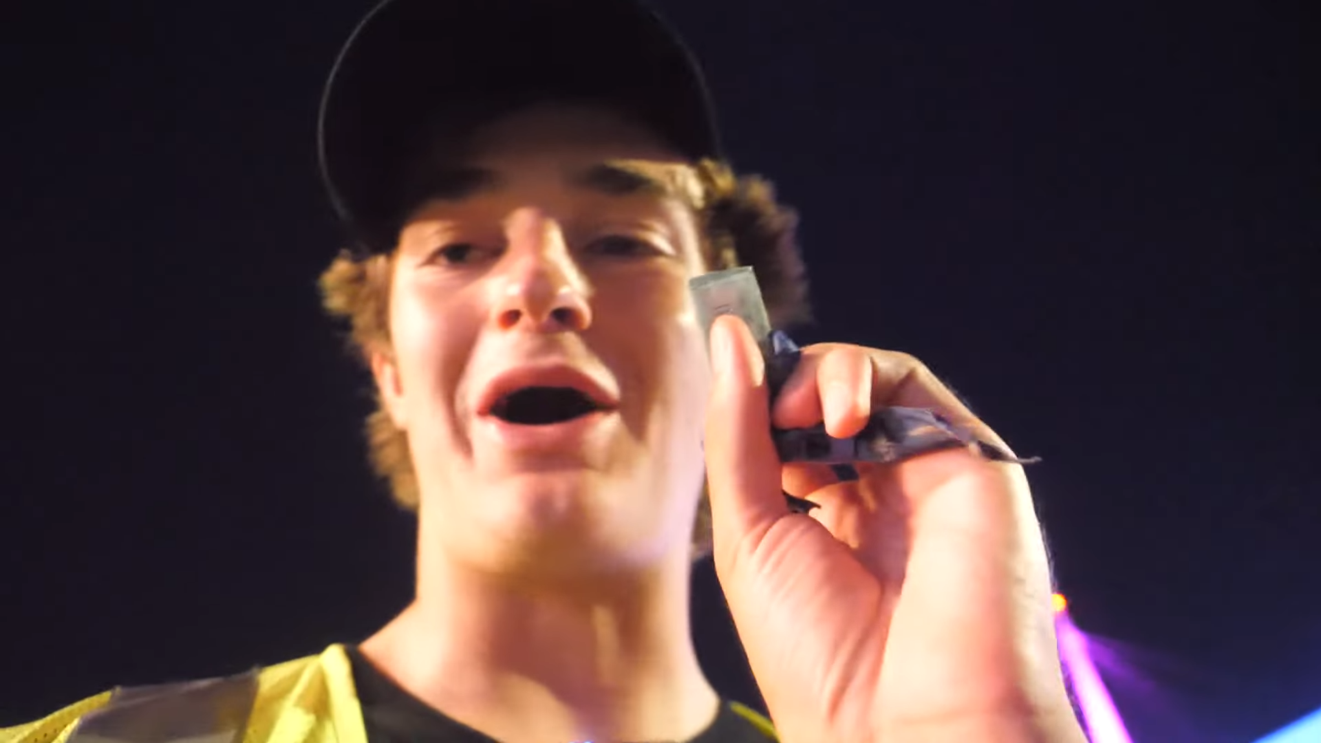 I walked through the emergency exit and nobody stopped me