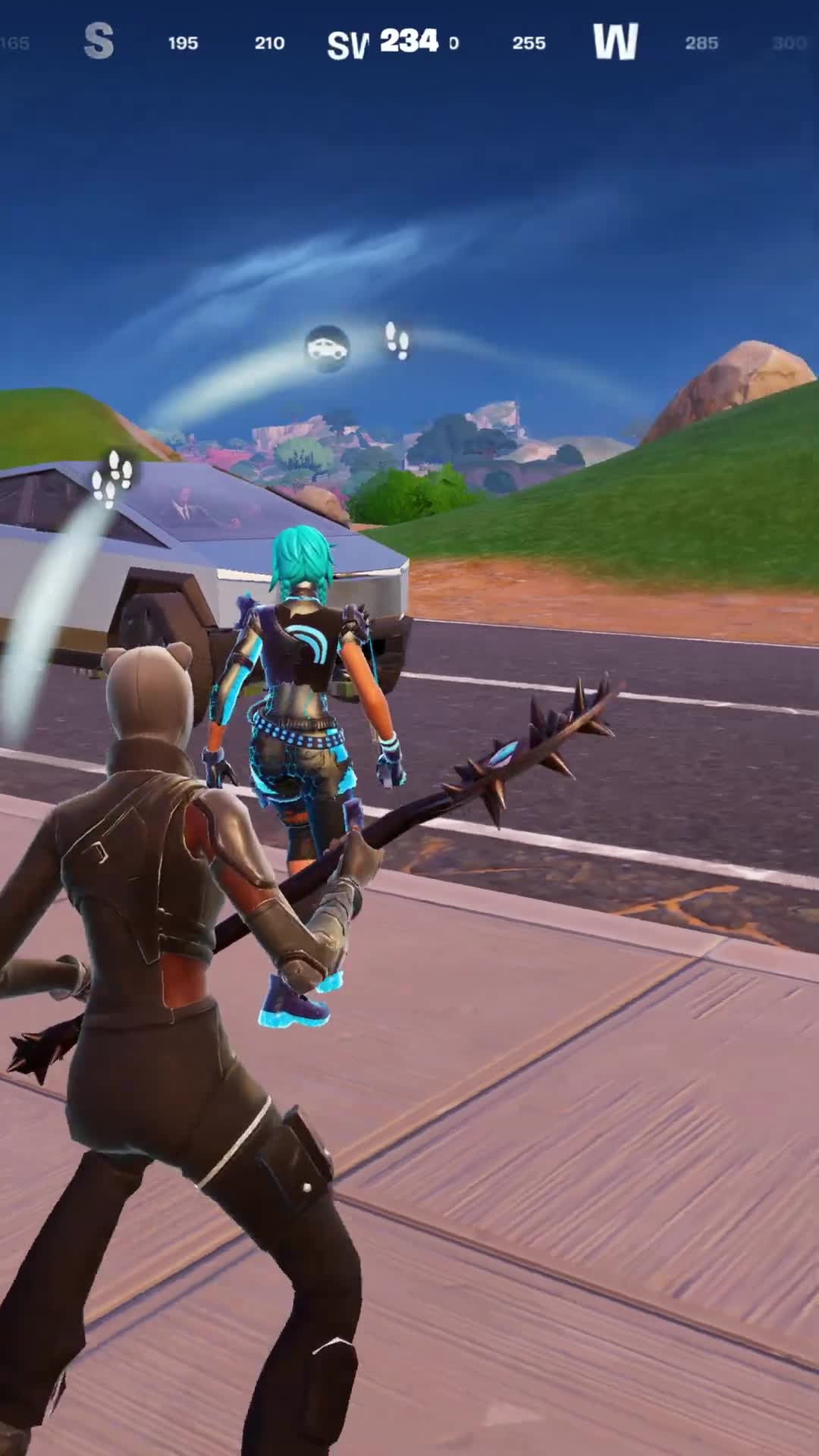 He brought a Cybertruck to the car meet. 😭💀 #shorts