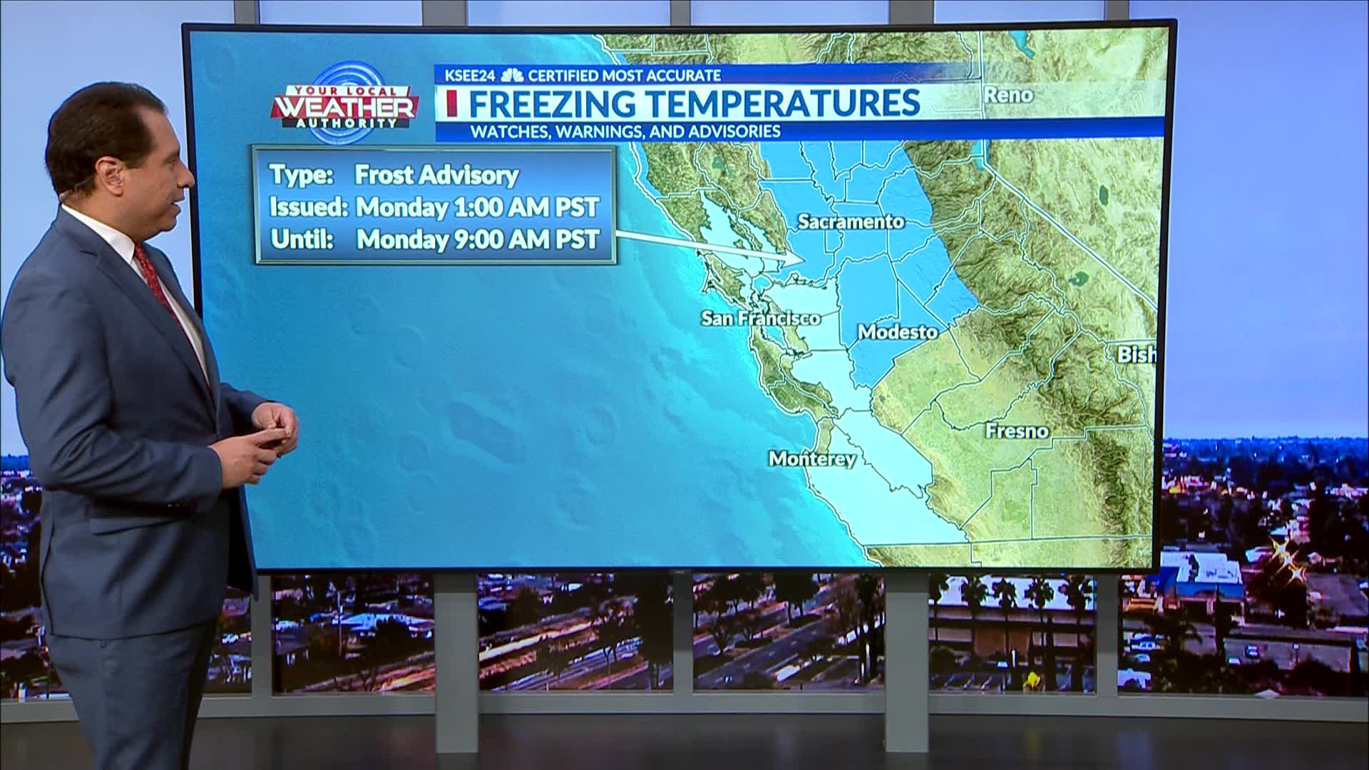 Monday coast forecast