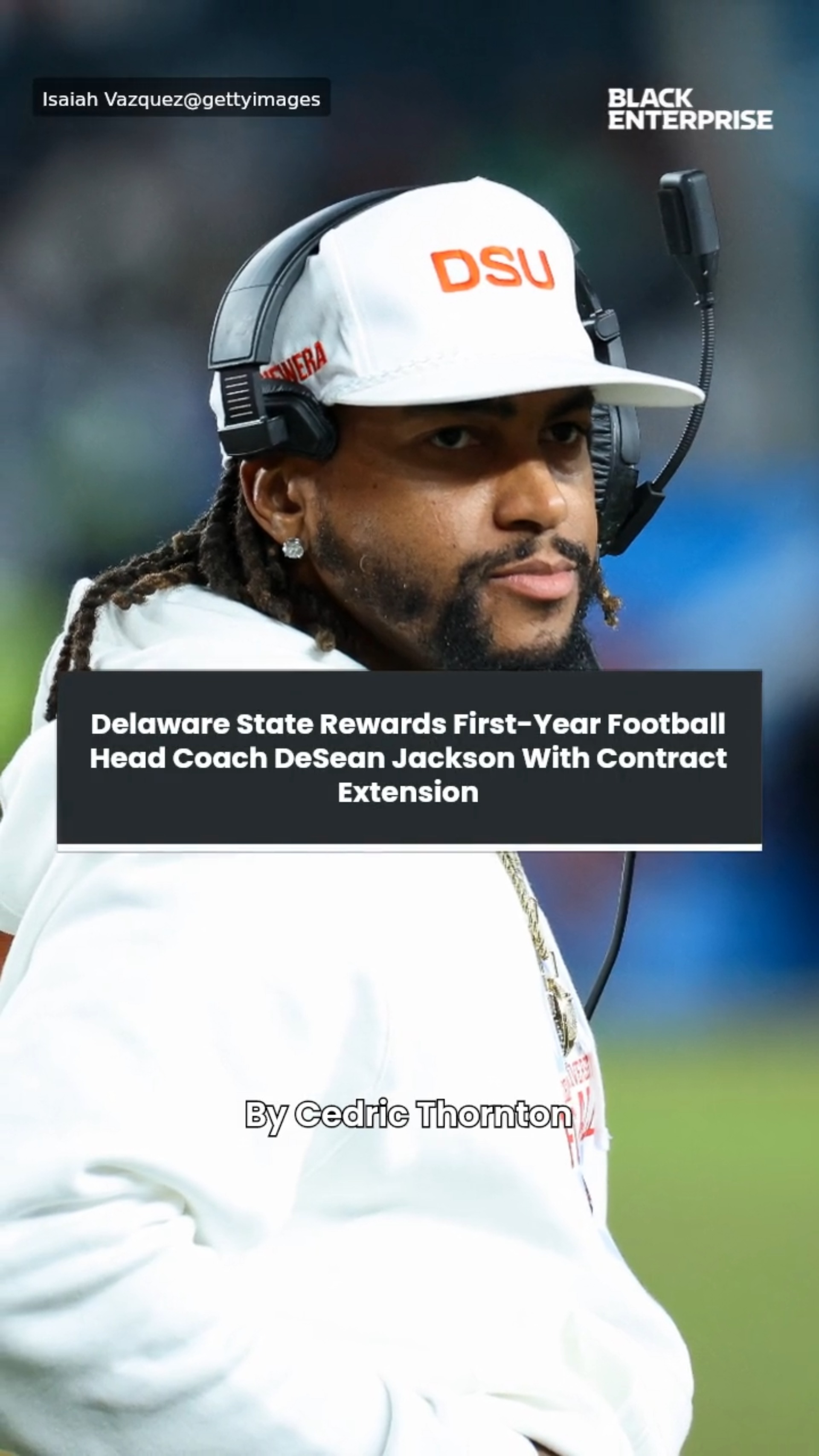 Delaware State rewards first-year football head coach DeSean Jackson ...