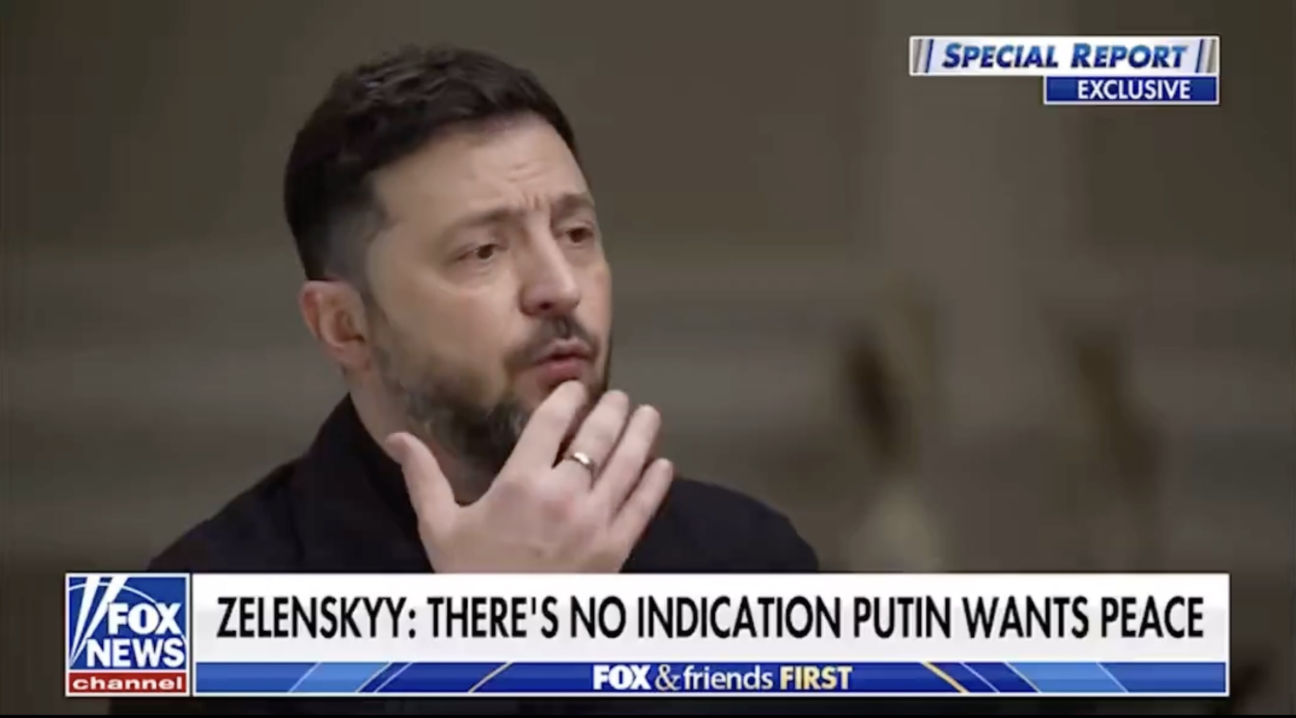 Zelensky, in Fox interview, contradicts Trump’s claim that Putin wants ...