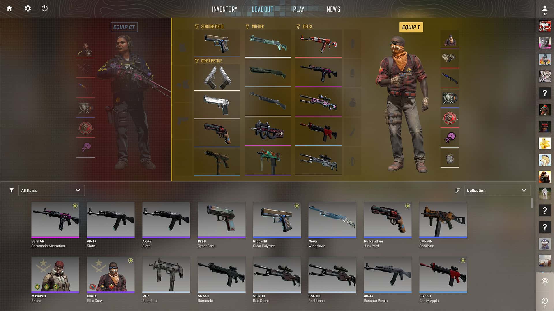 Every weapon in Counter-Strike 2