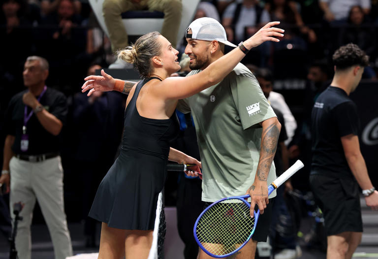 Nick Kyrgios beats Aryna Sabalenka in latest 'Battle of the Sexes'