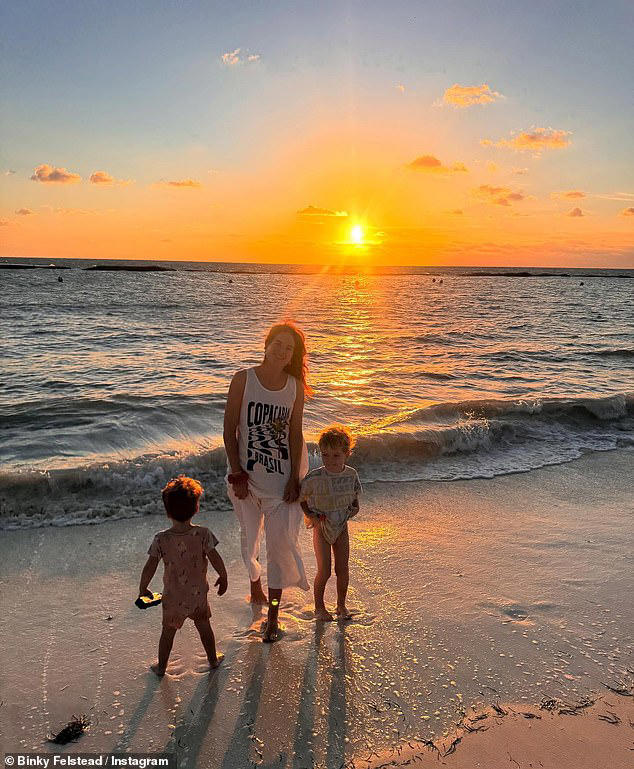 Binky Felstead reveals she spent Christmas apart from her daughter ...