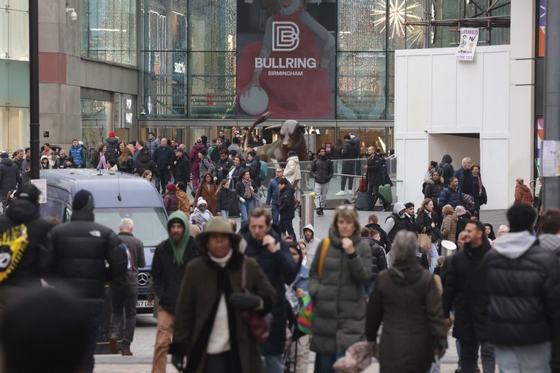 Inside Birmingham Bullring as post-Christmas shoppers descend on huge sales