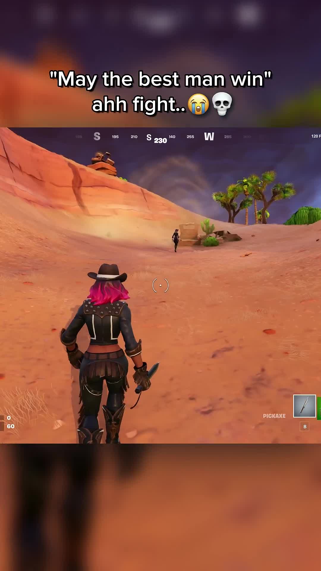 Western standoff in Fortnite ☠️ #shorts