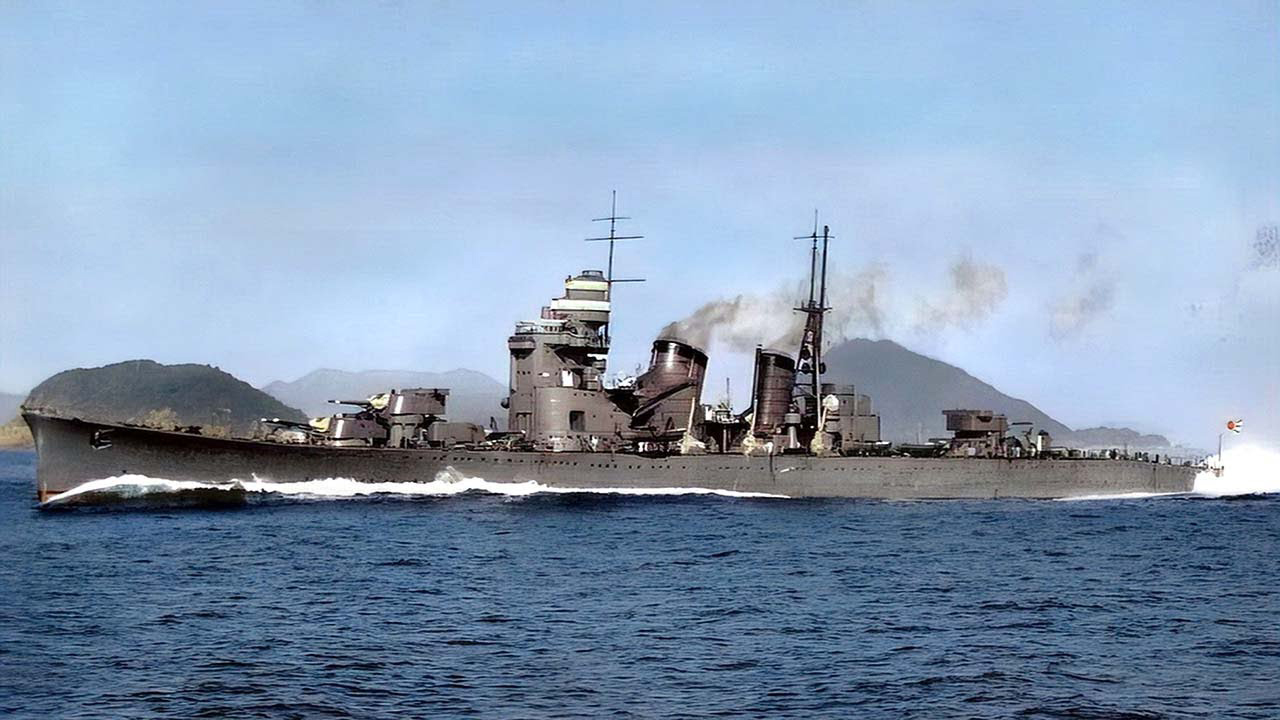 The Japanese cruiser that dominated the Java Sea