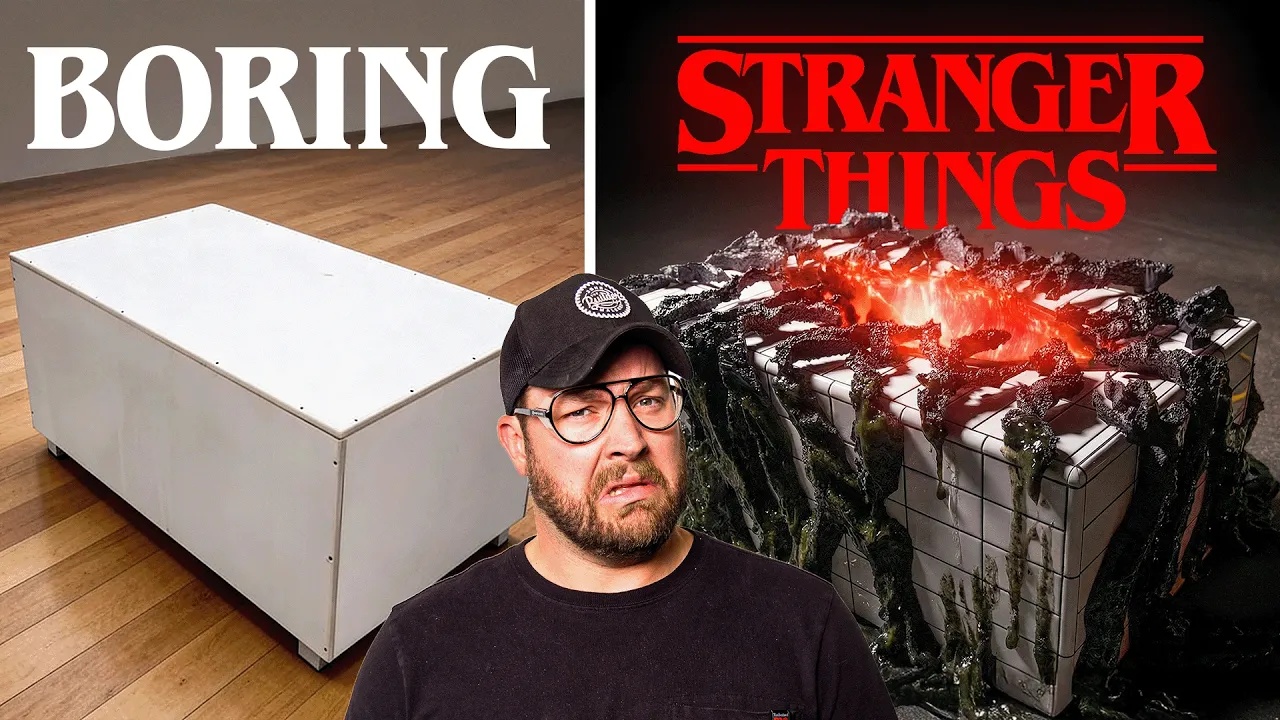 This guy built a Stranger Things table that's an illusion