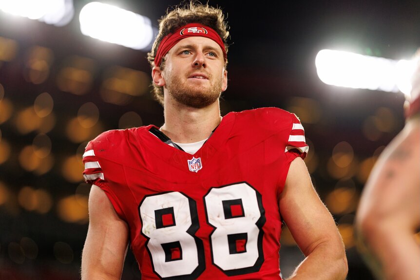 Cut by the Bears, 49ers' Jake Tonges explodes for huge game in Sunday ...