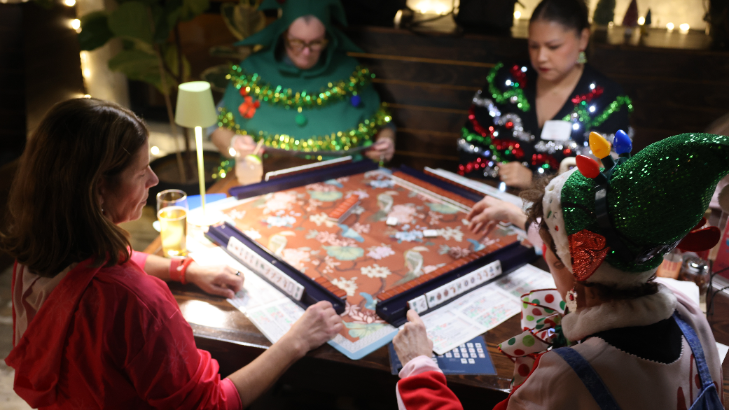 Ugly sweaters, cocktails and mahjong part of fun at Charlotte bar