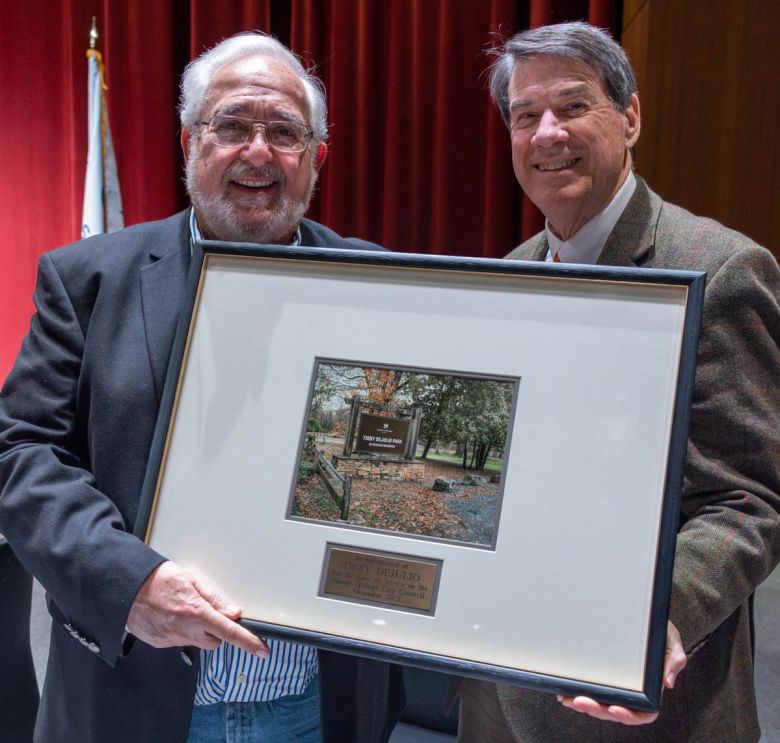Sandy Springs pays tribute to Tibby DeJulio with park renaming