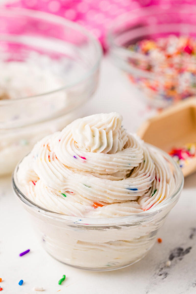 Funfetti buttercream frosting