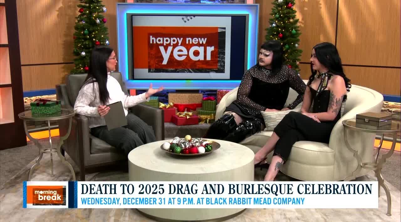 Death to 2025 burlesque and drag party at Black Rabbit Mead