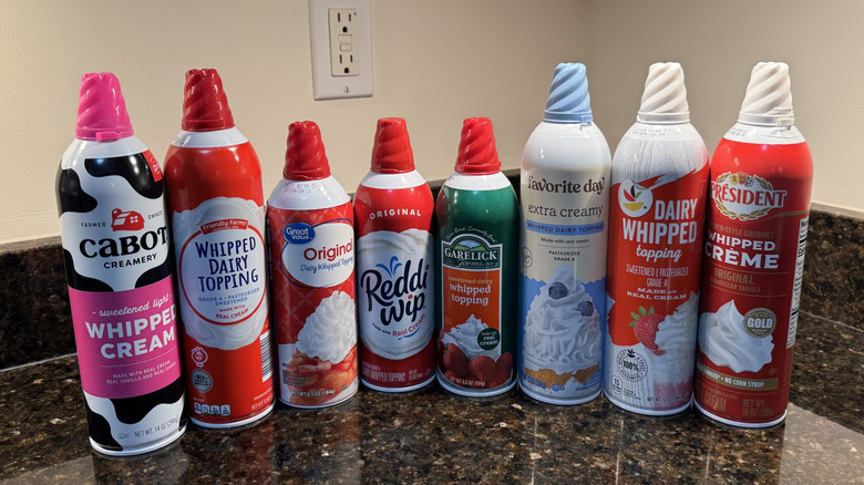 8 canned whipped cream brands, ranked worst to best