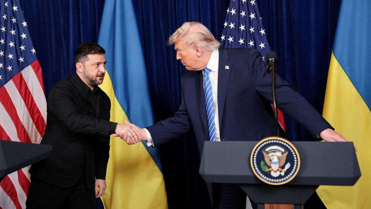 Zelenskyy laughs as Trump claims Putin wants Ukraine to succeed
