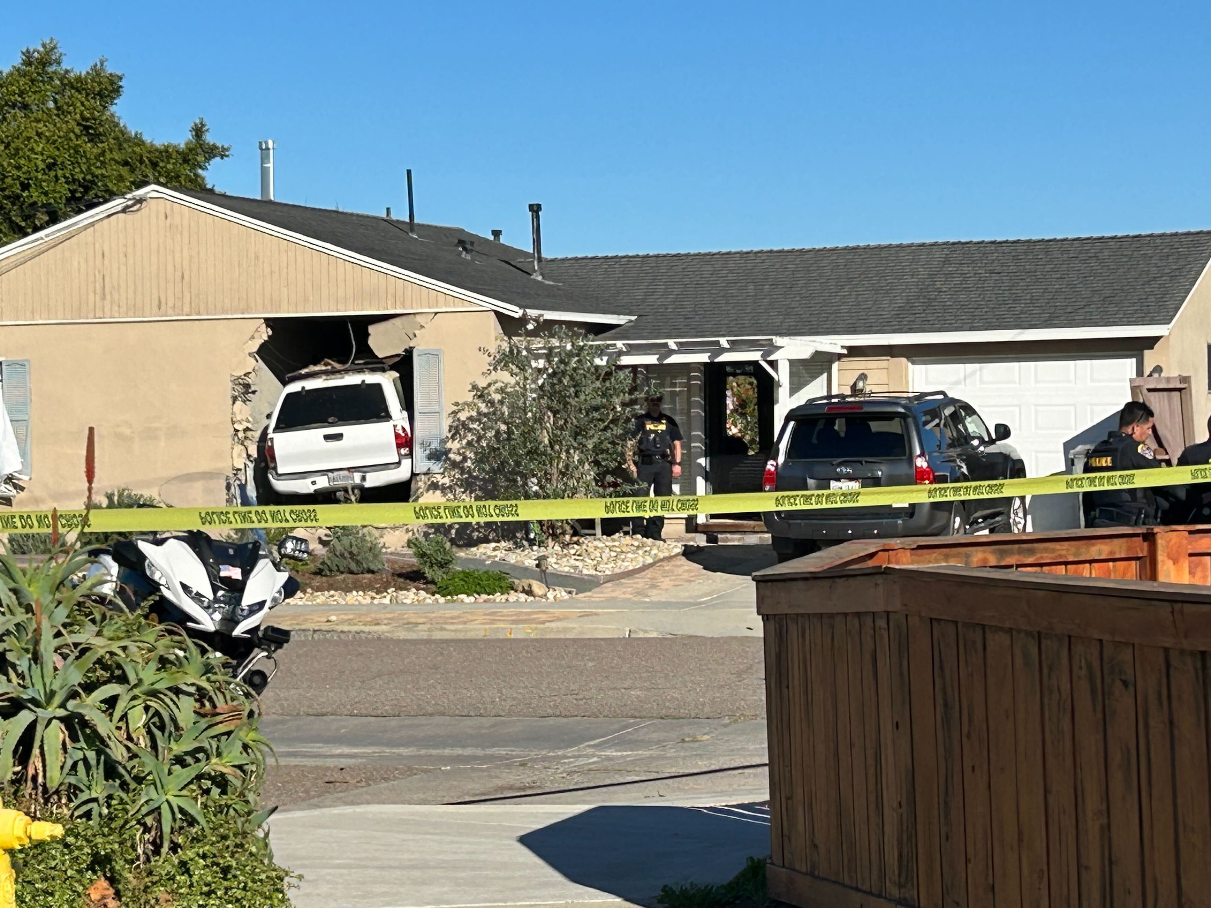 2 found burned after truck crashes into Bay Park home, prompting ...