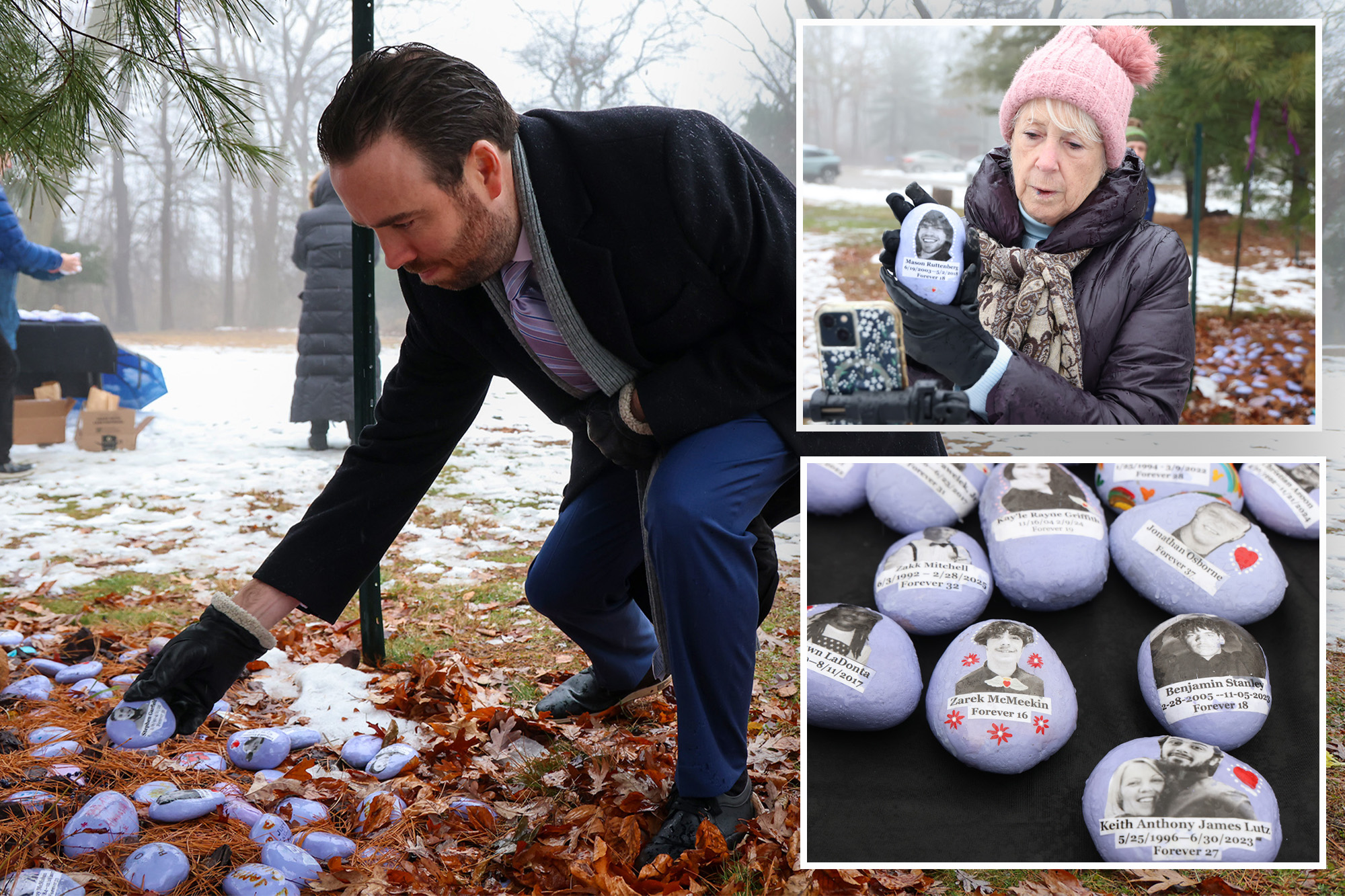 More than 100 opioid victims honored by Purple Rock Project on Long ...