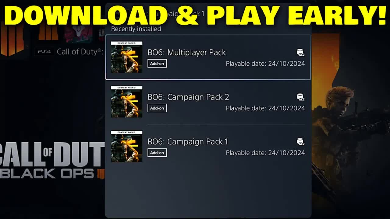 How to download & play Black Ops 6 early! Black Ops 6 early access pre ...