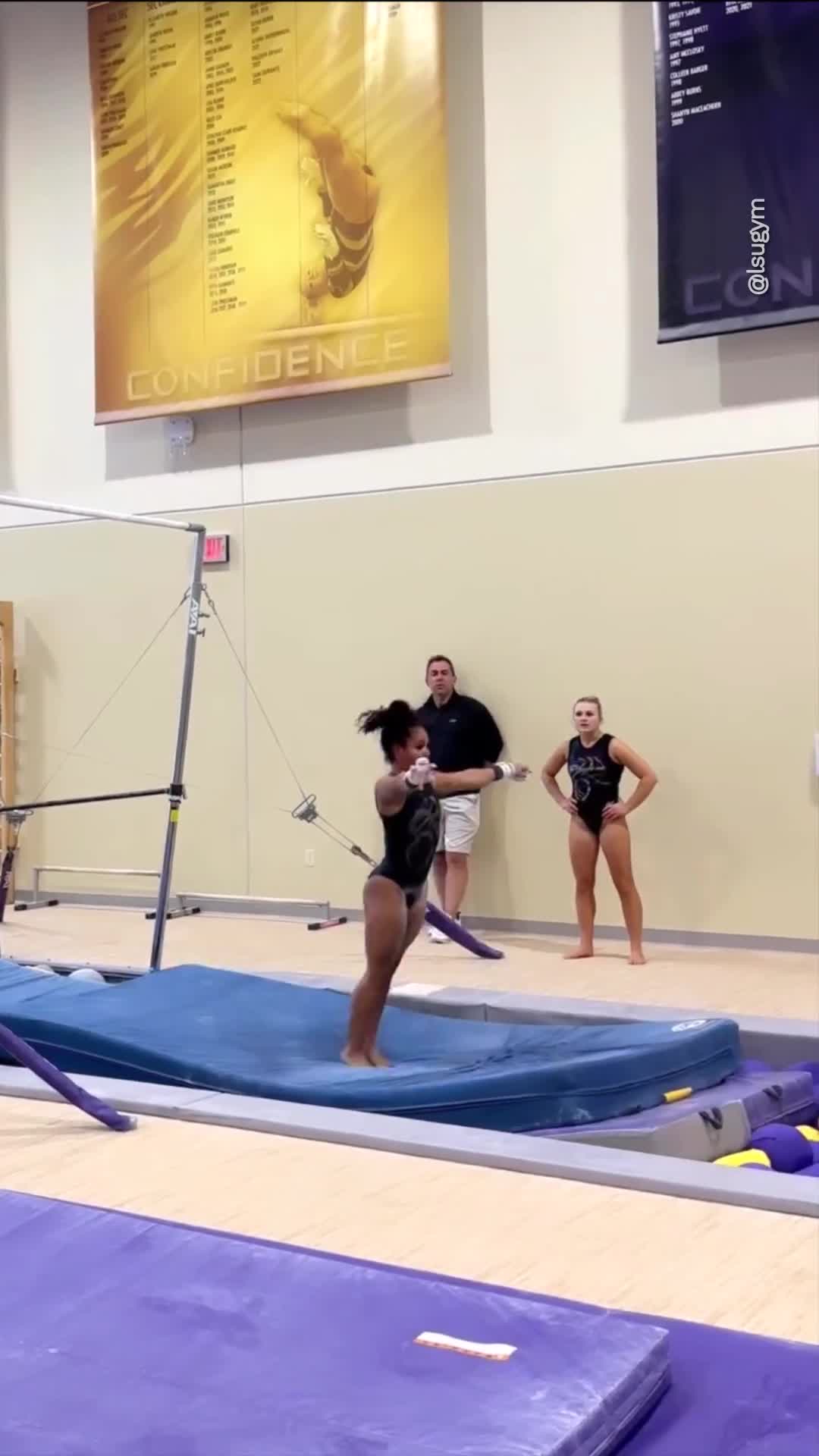 From elite to college gymnastics