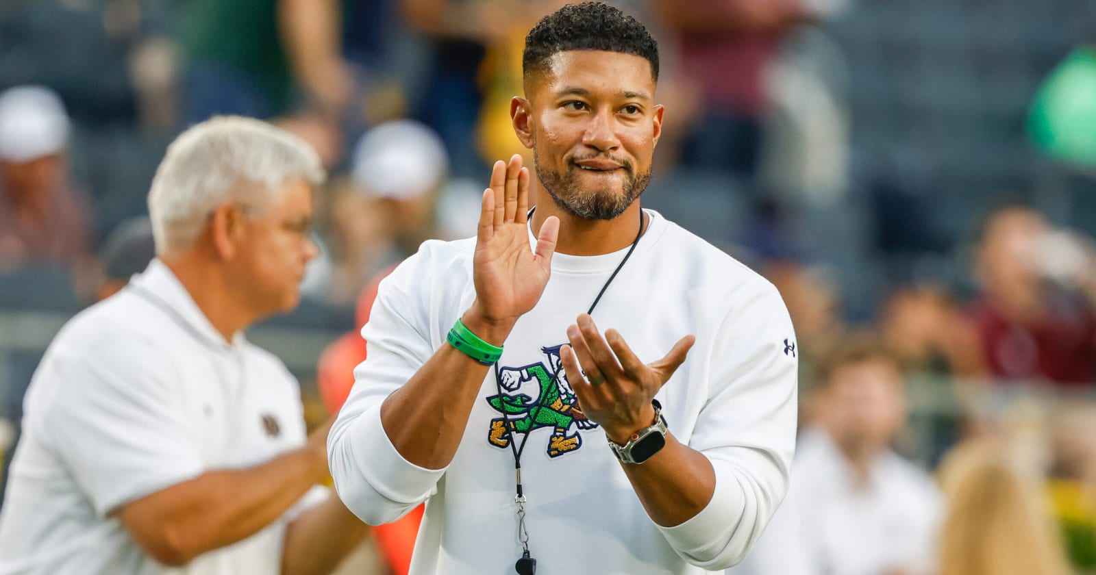 'Run it back': Notre Dame head coach Marcus Freeman concisely announces ...