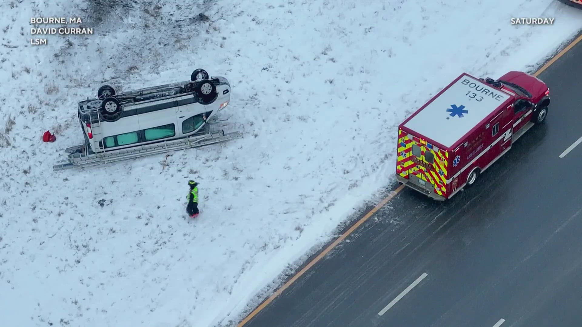 Winter storm system batters multiple states