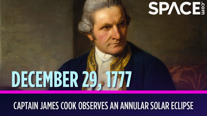 OTD in space - December 29: Captain James Cook observes an annular ...