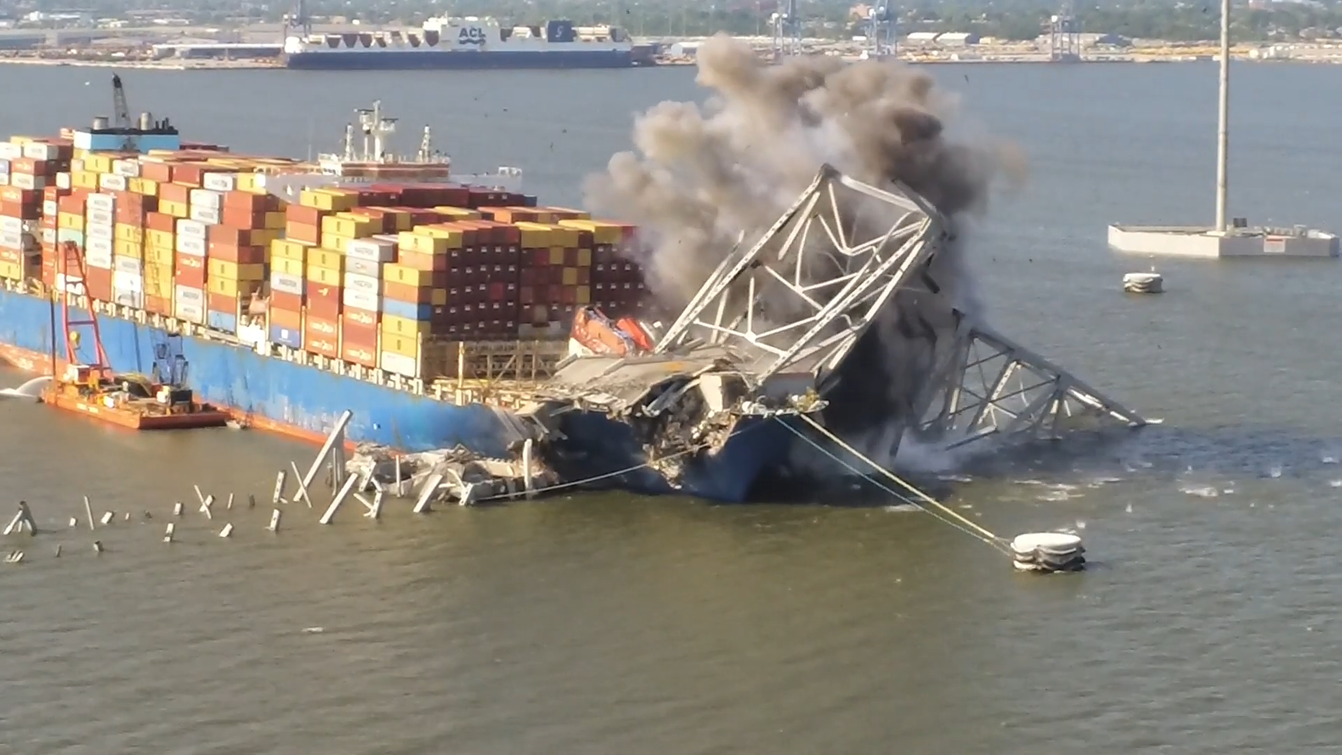 How US Navy engineers raised a bridge from the ruins