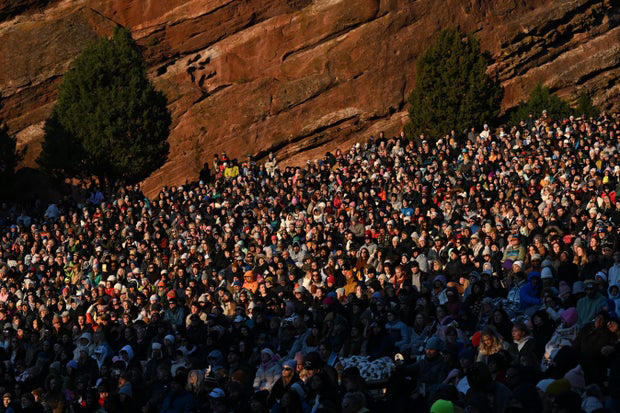 Colorado's Red Rocks Amphitheatre best-attended amphitheater and second ...