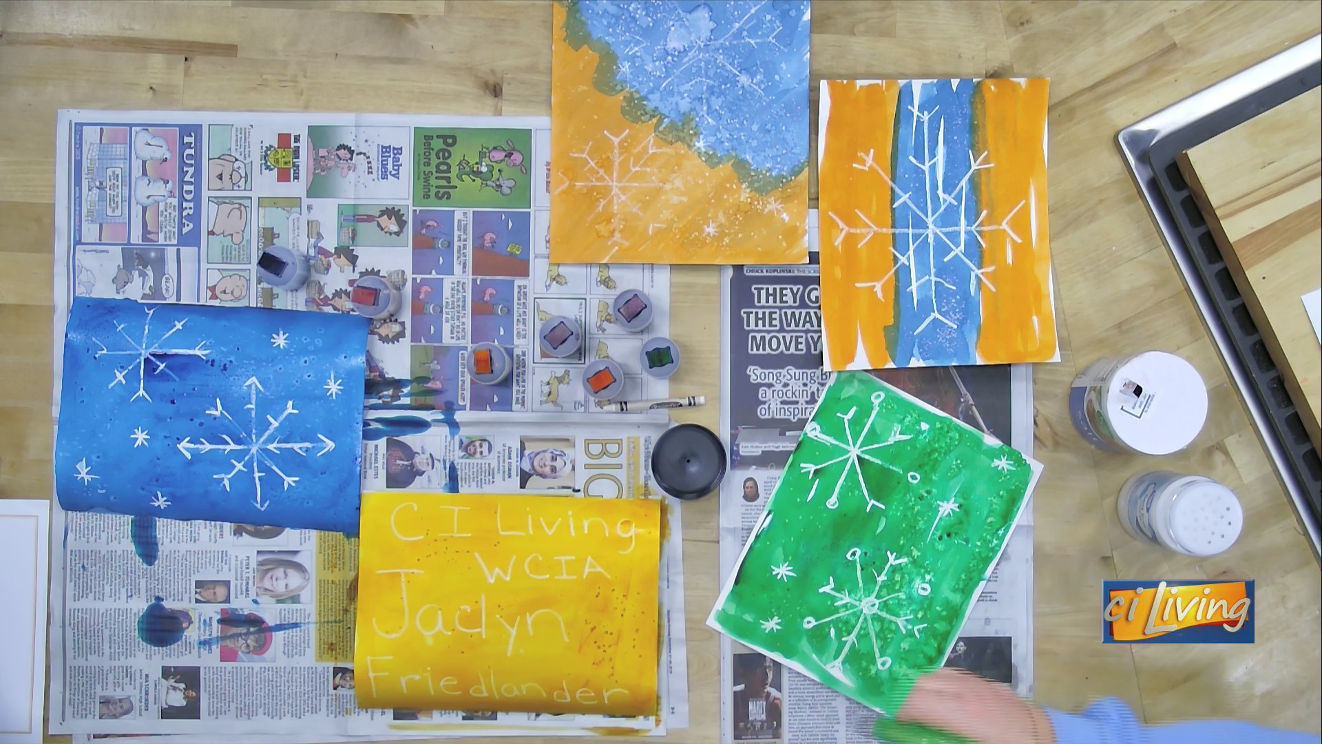 Make magical snowflakes this winter