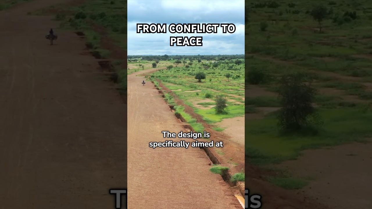 A simple ditch created peace in the desert