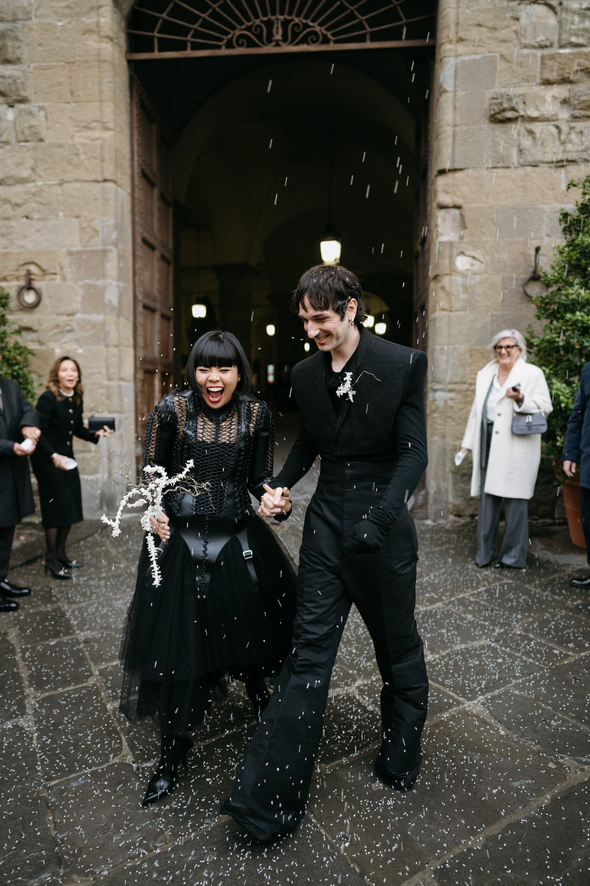 The brides have gone goth — enter 2026’s key wedding dress trend