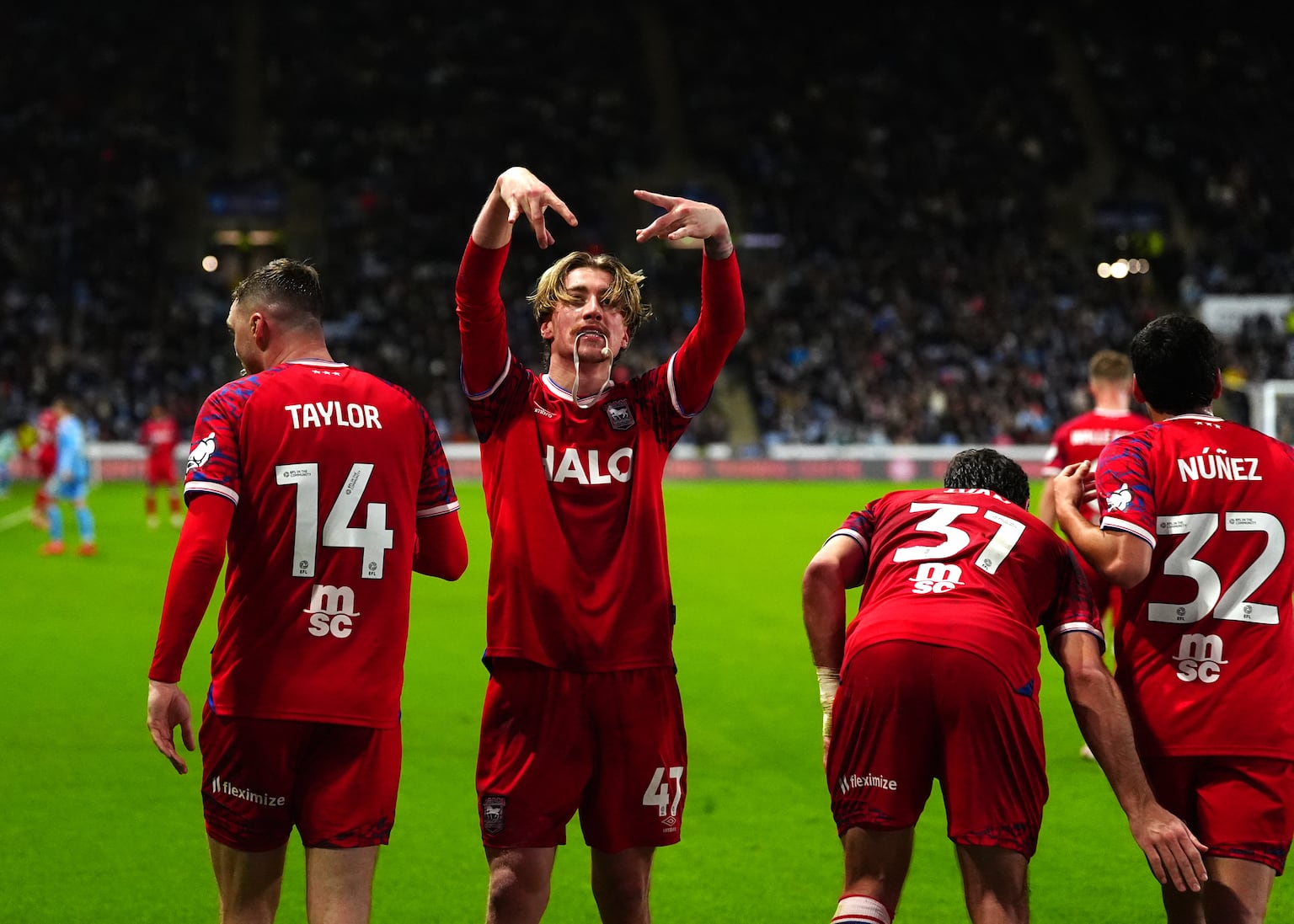 Jack Clarke and Wes Burns fire Ipswich to victory at leaders Coventry