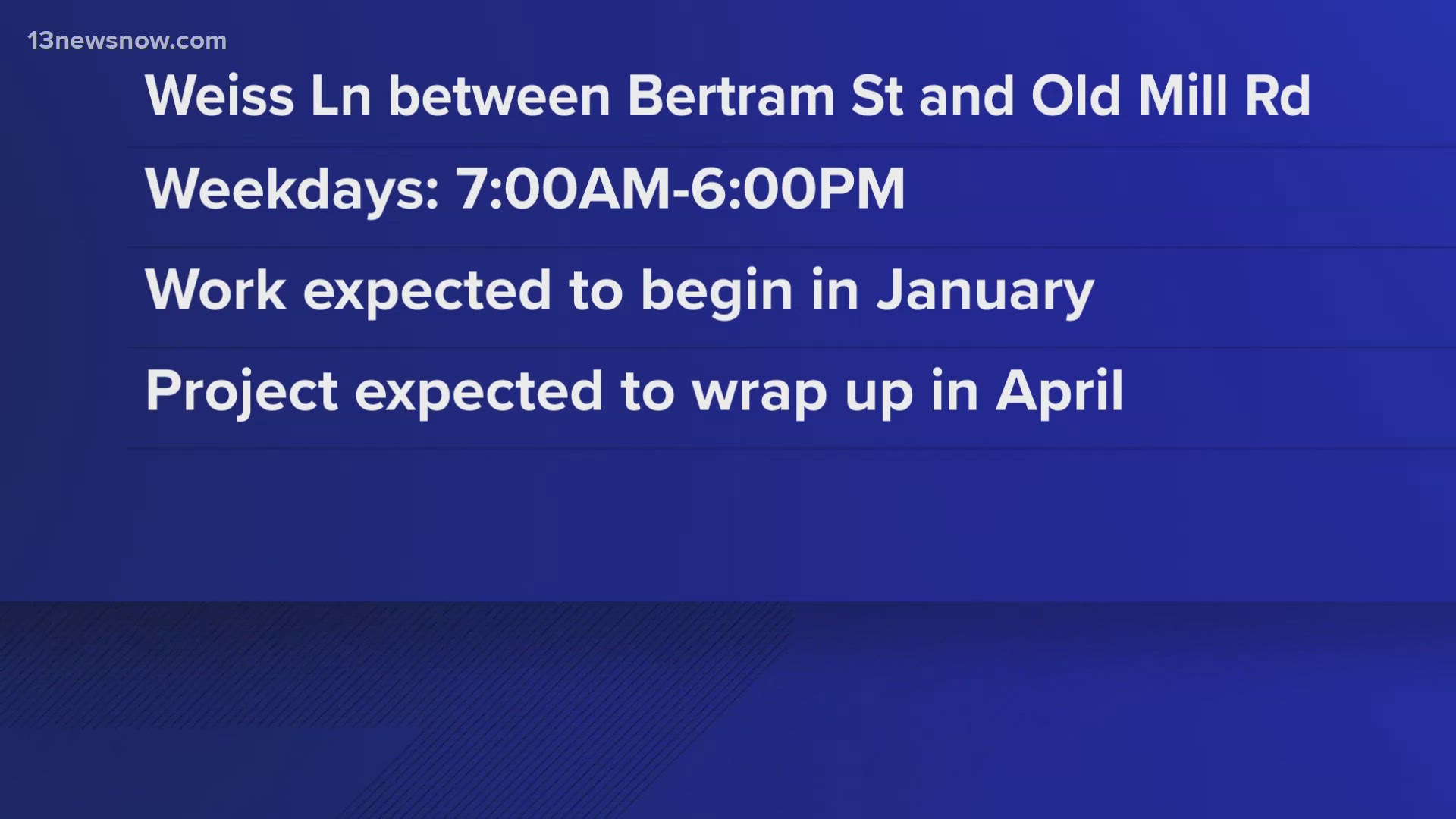 Columbia Gas warns of traffic impacts during months-long work in Chesapeake