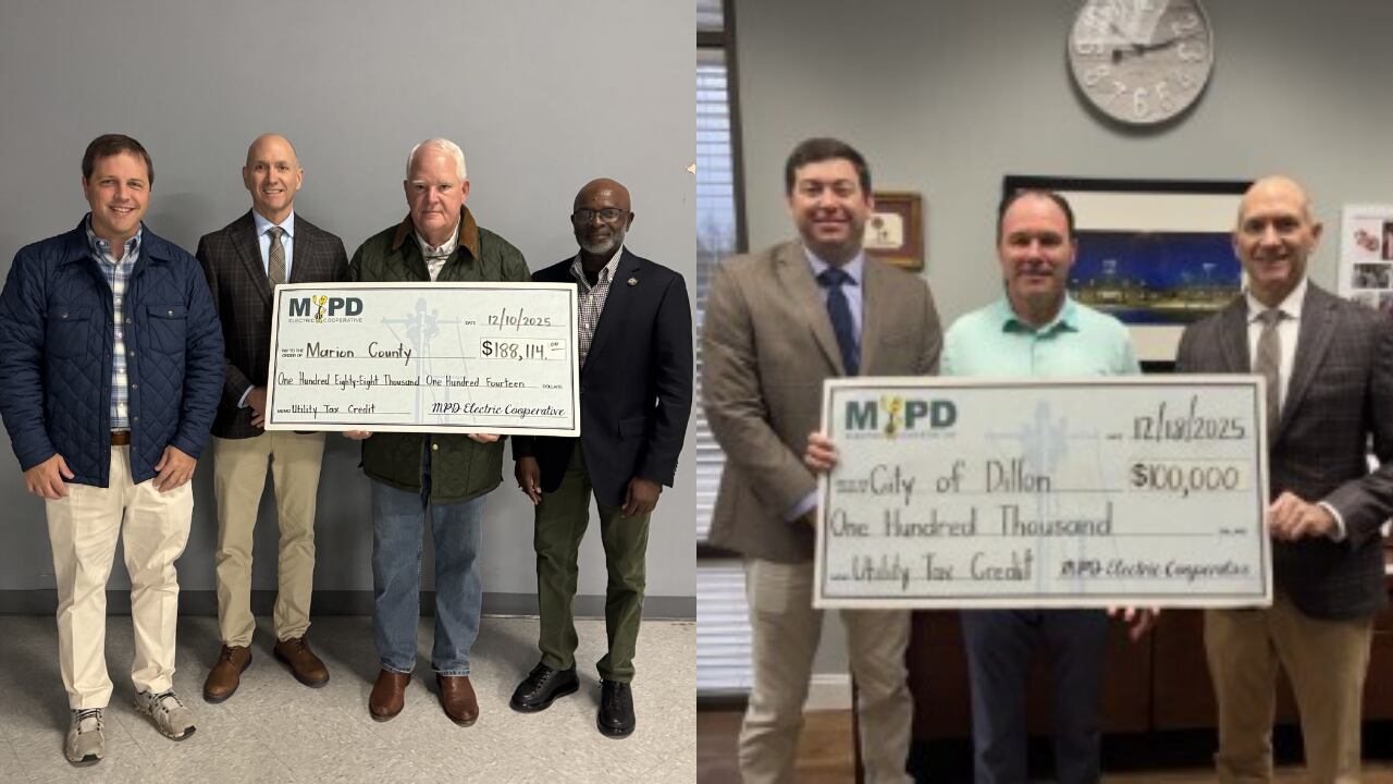 Pee Dee, Marlboro Electric Cooperative awards nearly $300K to Dillon ...