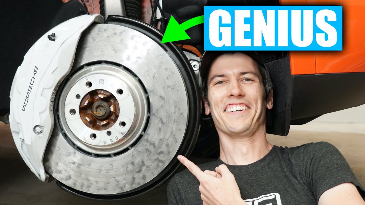 Porsche reinvents the brake rotor - no rust, low dust, no fade!