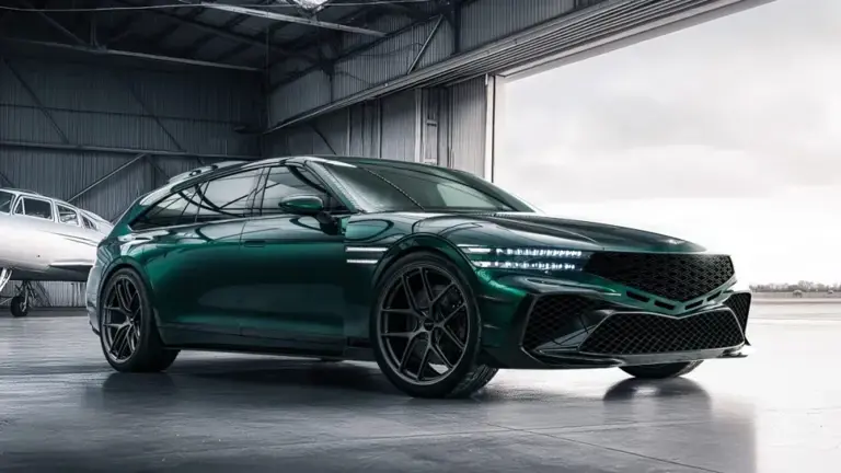 Genesis marks 10th anniversary with G90 wingback performance wagon concept