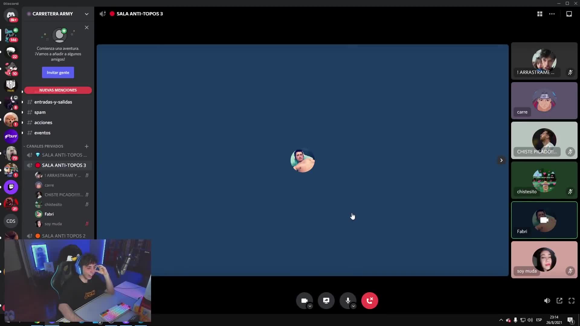 Stream de Discord: Los peores chistes de mi comunidad 😱 | Reto de humor ...