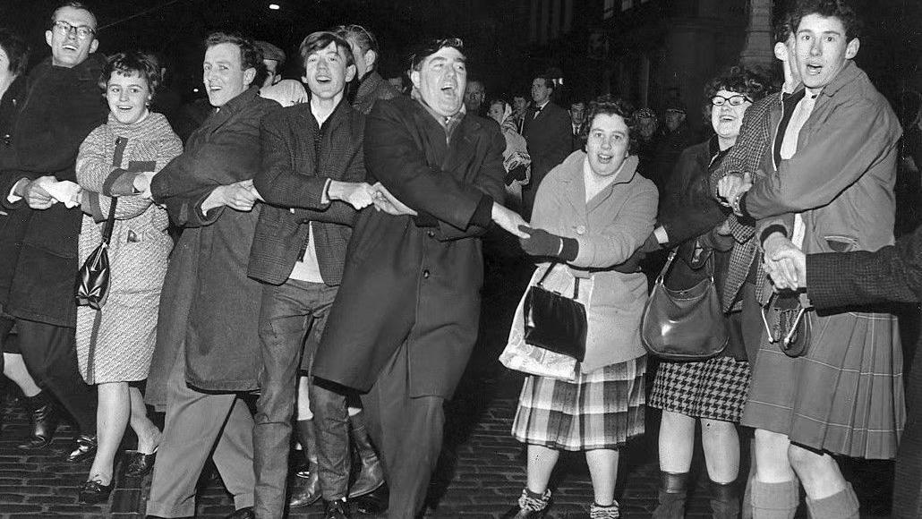 Why did Edinburgh become the home of Hogmanay?